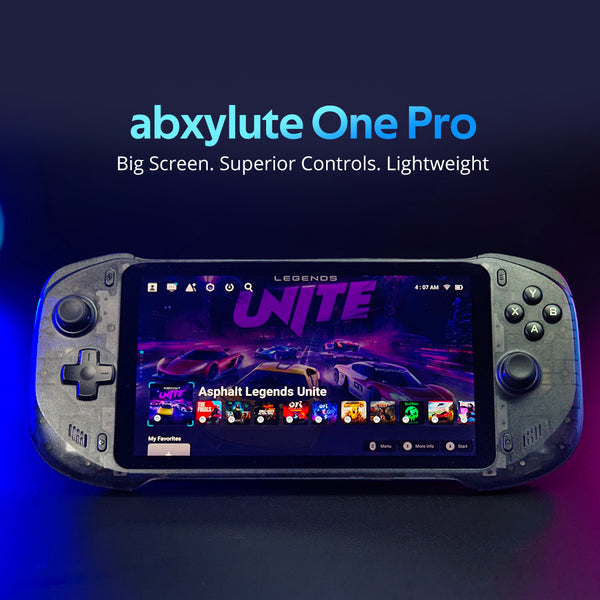 abxylute One Pro – Portable Gaming Handheld for Cloud, Remote & Retro Games